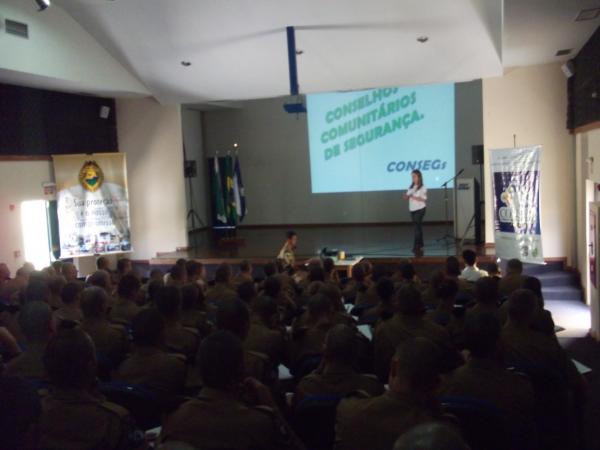 Coordenação Estadual dos CONSEG’s ministra palestra aos Alunos Soldados ...